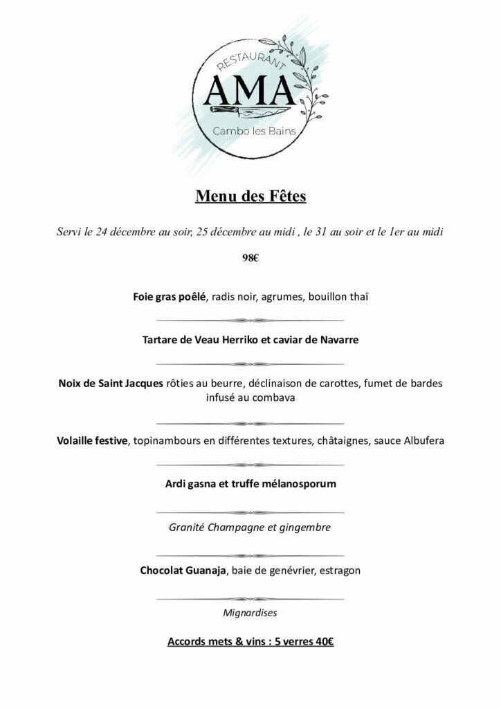 Accueil - Restaurant AMA